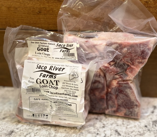 Goat Loin Chops - Saco River Farms