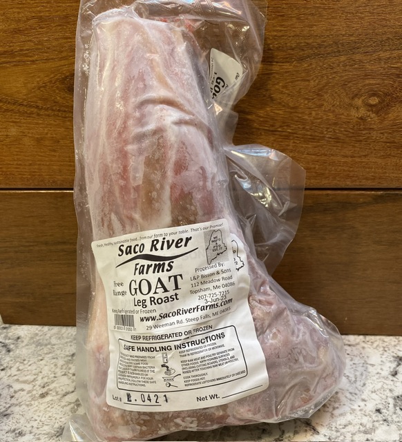 Leg of Goat Roast Bone-In - Saco River Farms